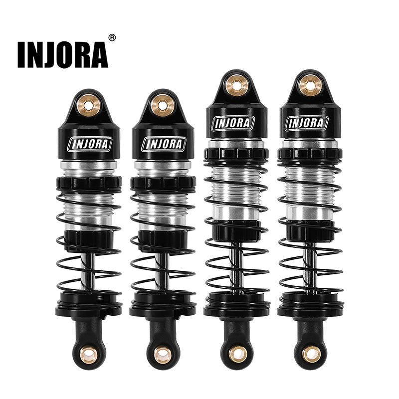 [US Warehouse] INJORA 4PCS Aluminum Oil Shocks for 1/24 Buggy Losi Mic