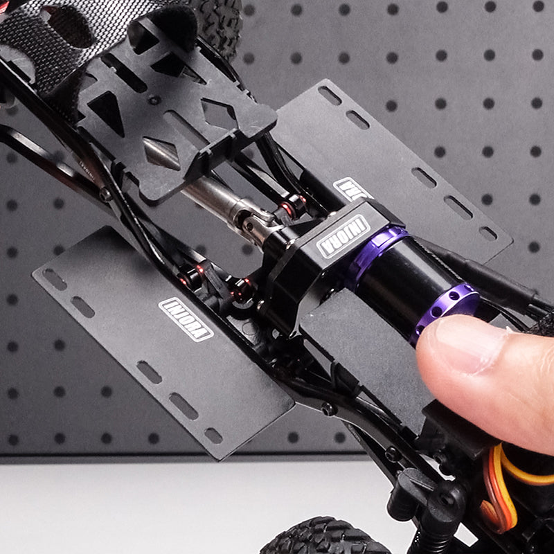 INJORA 2PCS Metal Side Plates ESC Receiver Tray for 1/24 Axial SCX24