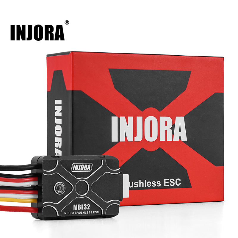 INJORA Micro Brushless MBL32 ESC for 1/18 1/24 RC Crawler