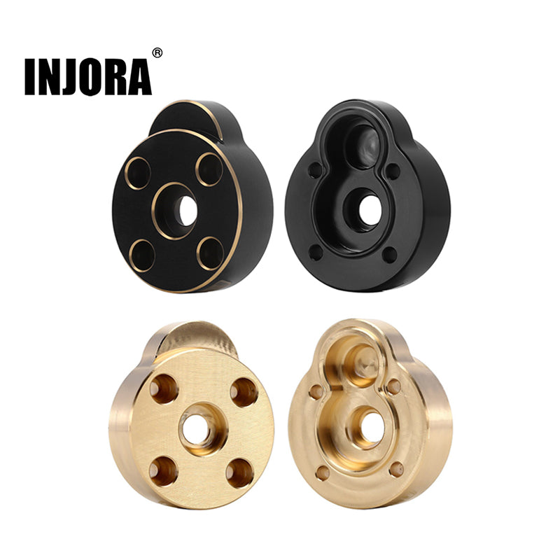 [US Warehouse] INJORA Brass Outer Portal Housing Covers For FCX24 FCX1