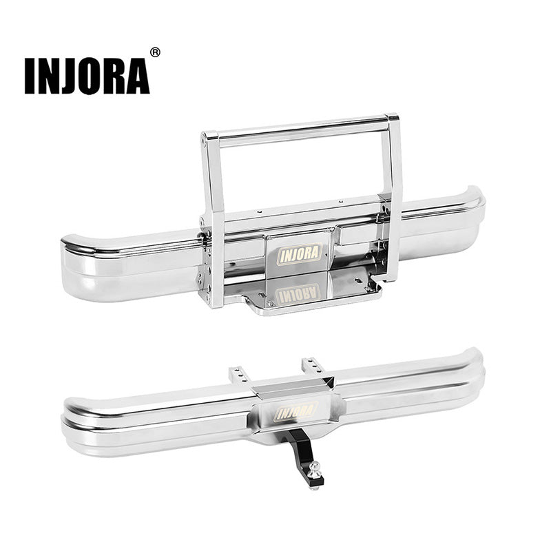 INJORA Aluminum Front Rear Bumper for 1/10 FMS FCX10 K5