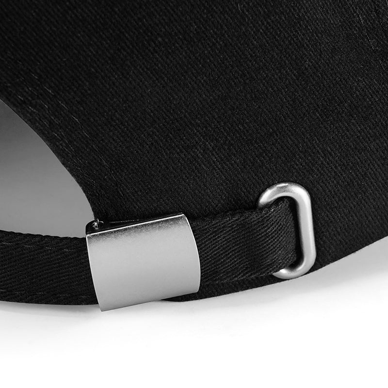 INJORA Logo Adjustable Cotton Hat, Black and Red