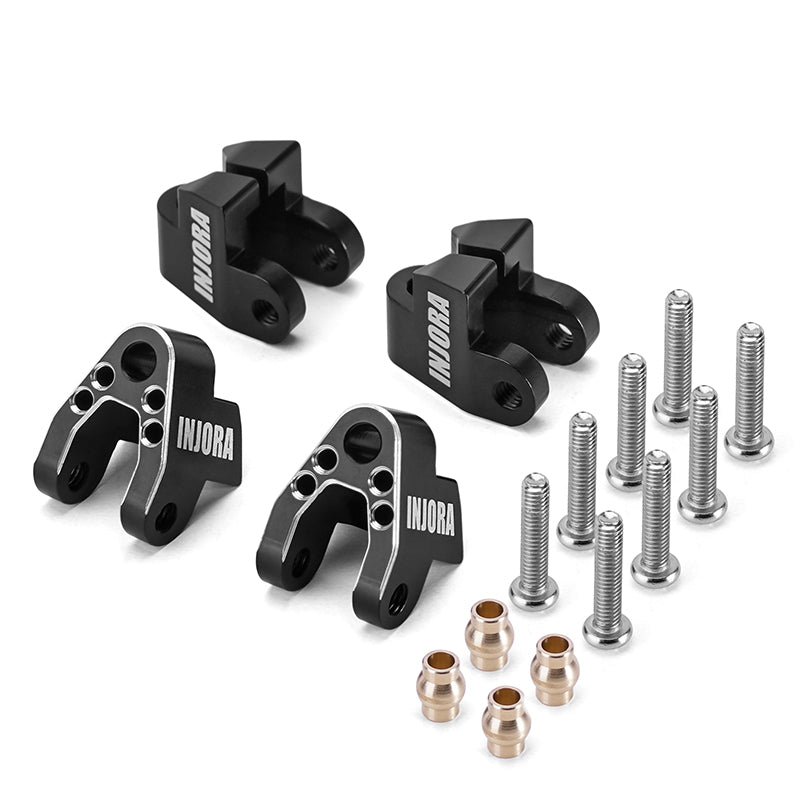 INJORA Aluminum Shock Mount Height Lift Kit for 1/18 TRX4M Defender Br