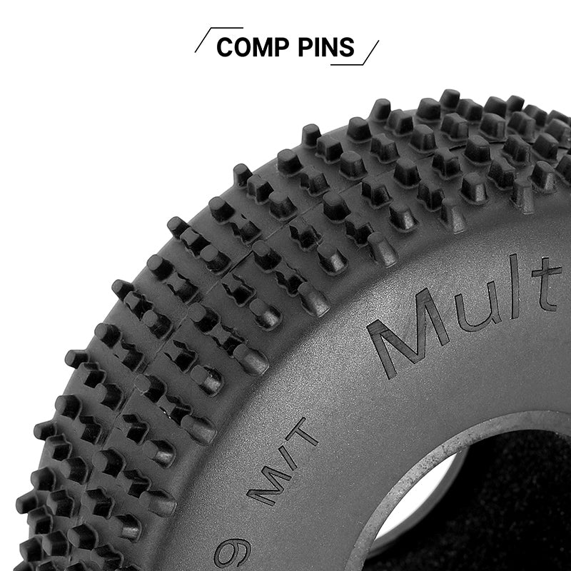INJORA S4 1.9" 4.75" OD Comp Pin Tires (4) (120*35mm)