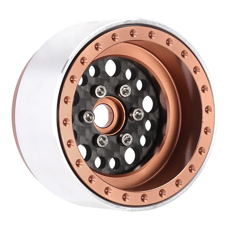 [Clearance Sale] INJORA 1.9" Deep Dish Carbon Aluminum Beadlock Wheels ...