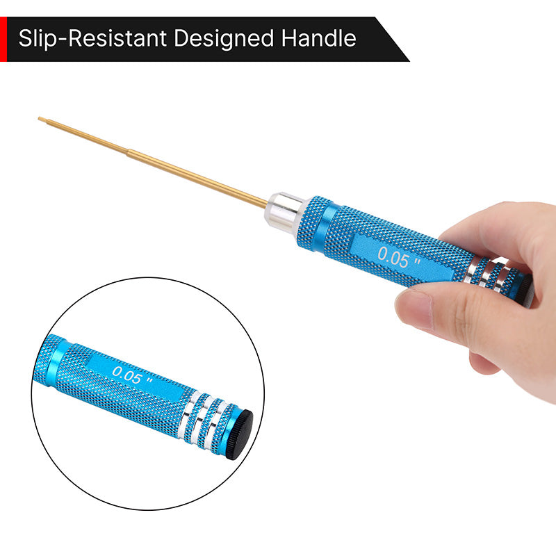 INJORA 7 Colors Hex Screwdriver Nut Driver Tool Kit for 1/18 1/24 RC C