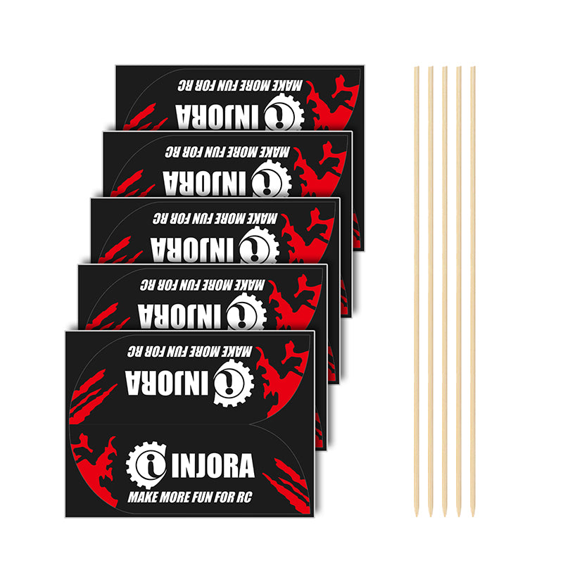INJORA 5pcs Mini Feather Flags for 1/18 1/24 RC Crawlers