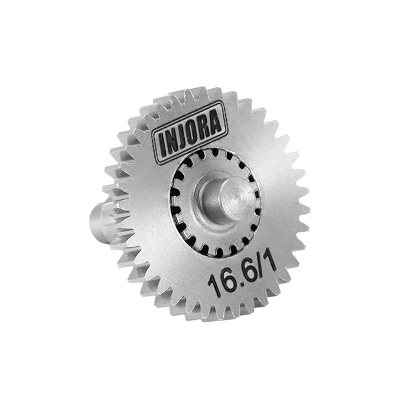 INJORA Overdrive Underdrive Stainless Steel Transmission Gear Set for