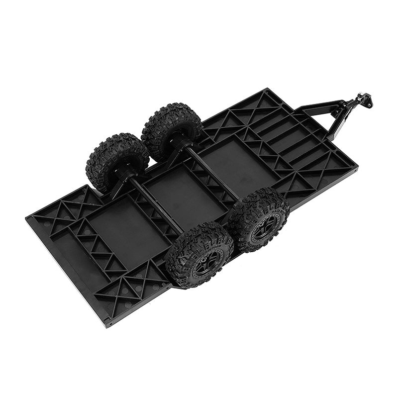 INJORA Utility Plastic Trailer with Hitch for 1/18 RC Crawler TRX4M