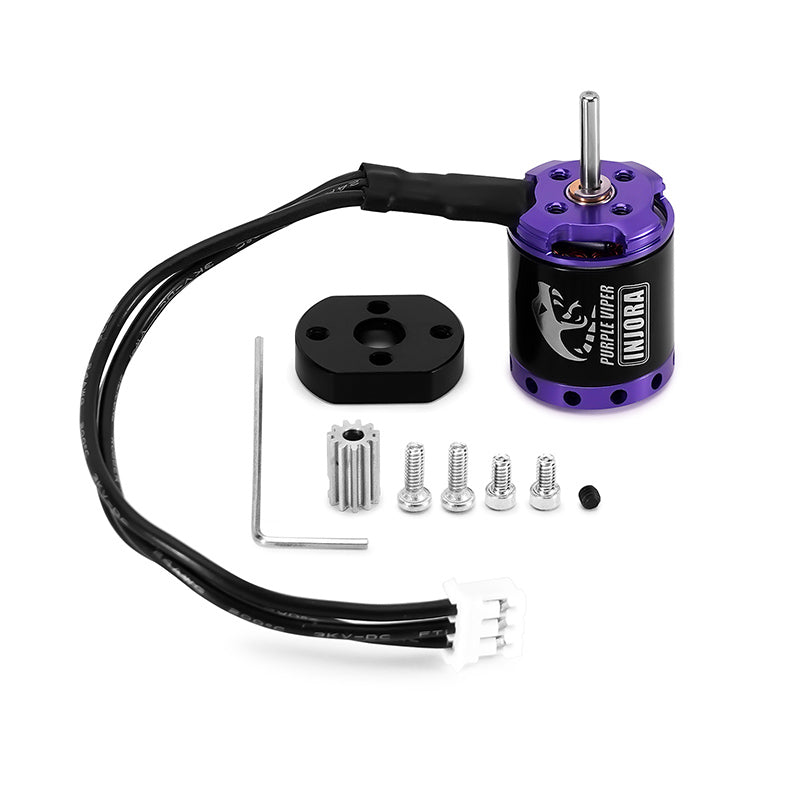 INJORA Purple Viper 1721 Brushless Motor for 1/18 TRX4M Ascent-18