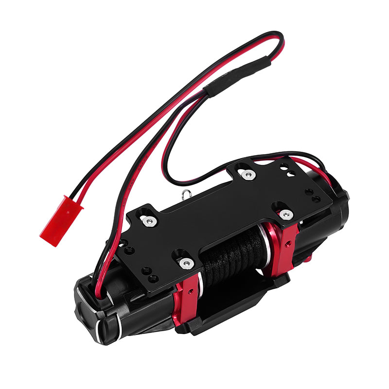INJORA Dual Motor Winch with CH3 Control Line & Switch for 1/10 RC Cra