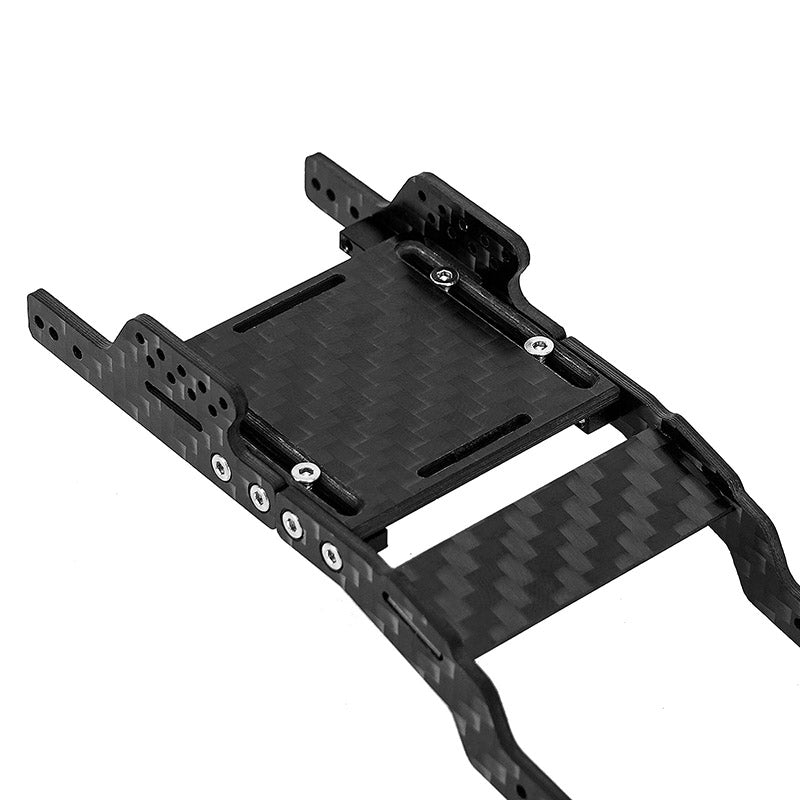INJORA Universal LCG Carbon Fiber Chassis Frame Kit for 1/24 SCX24 Upg