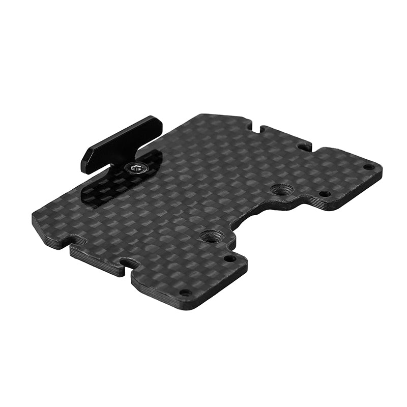 INJORA Double Decker Carbon Fiber Tray Battery ESC Receiver Tray for 1