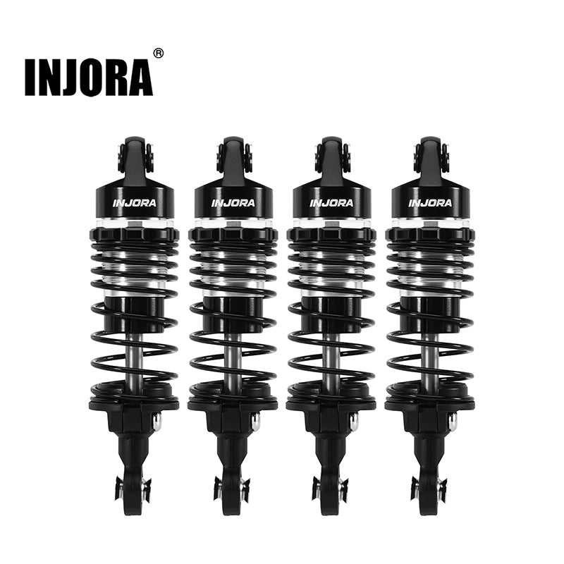 INJORA 64mm Oil Shocks with Progressive Rate Springs for Mini Slash 4X