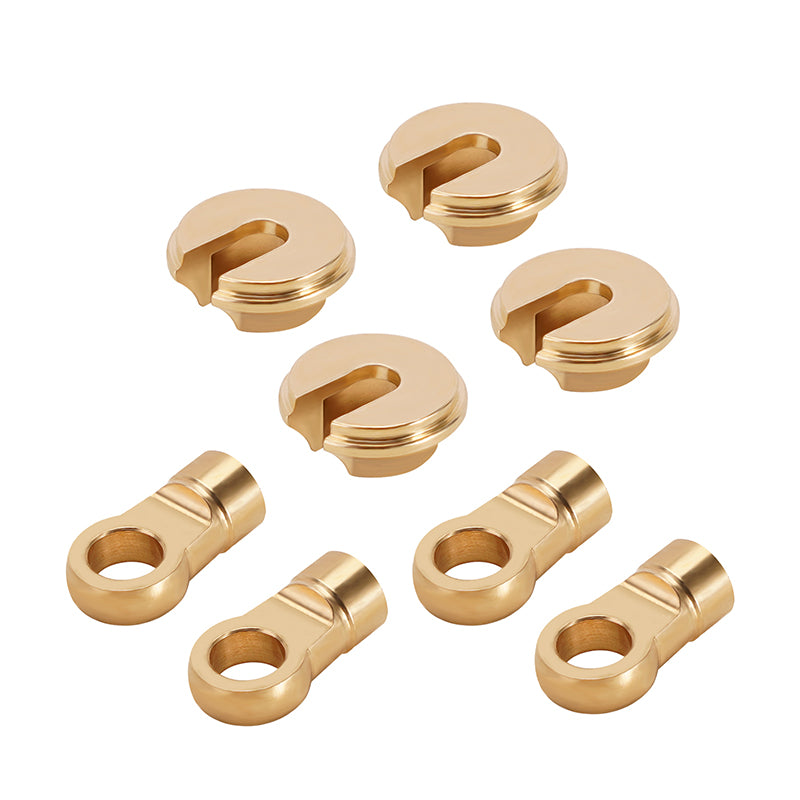 INJORA 4PCS Lower Spring Retainer Shock Rod Ends for INJORA TRX4M Shoc