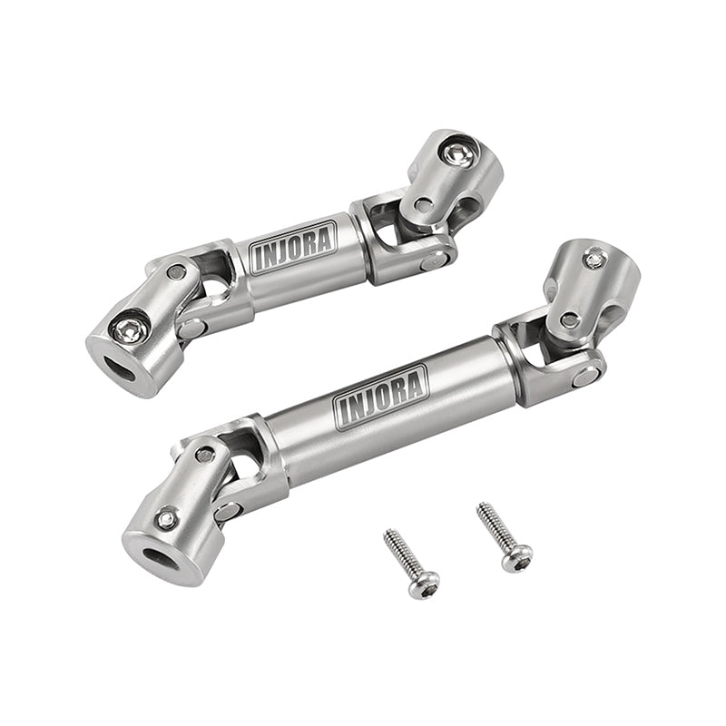 INJORA Stainless Steel Drive Shafts for 1/24 FMS FCX24M