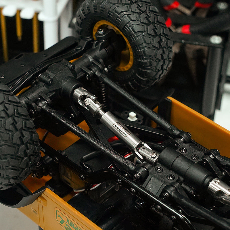 INJORA Stainless Steel Drive Shafts for 1/24 FMS FCX24M