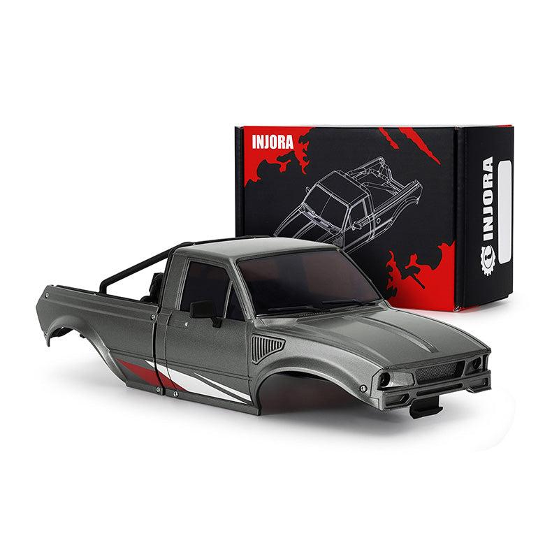 INJORA IR60 Pickup Hard Body with Bed Rack for 1/18 TRX4M Defender Bro