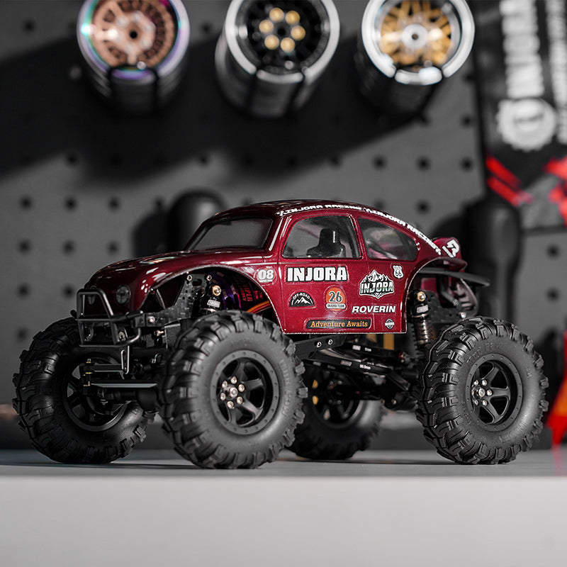 INJORA BUG24 Body with Interior for 1/24 SCX24 C10 JLU Bronco Base Cam