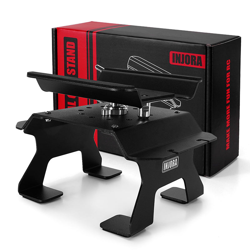 INJORA Aluminum RC Car Stand with Shock Holder for 1/10 RC Cars