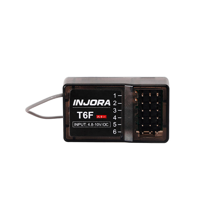 INJORA T6M 6CH 2.4GHz Micro Transmitter with Receiver Radio Controller