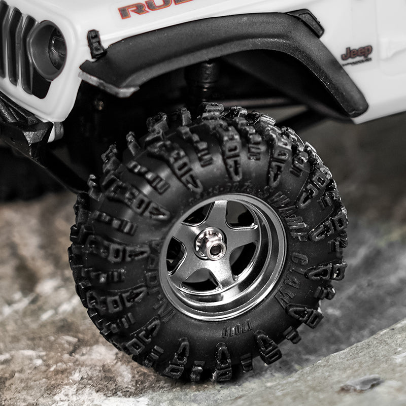 INJORA 0.7" 5-Spoke Aluminum Wheels for 1/30 SCX30 (W7002)
