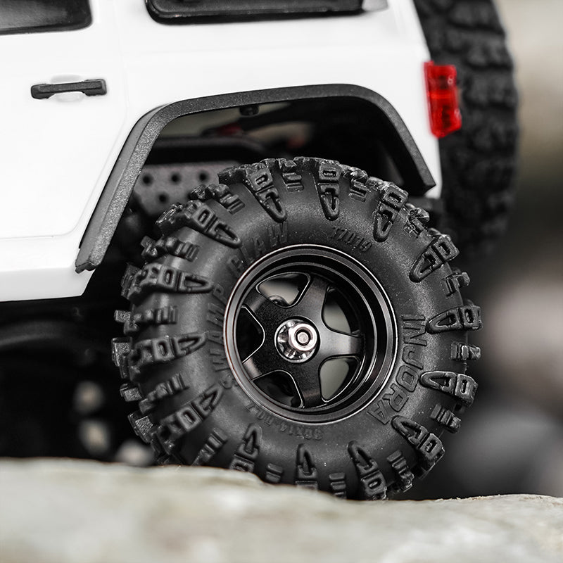 INJORA 0.7" 5-Spoke Aluminum Wheels for 1/30 SCX30 (W7002)