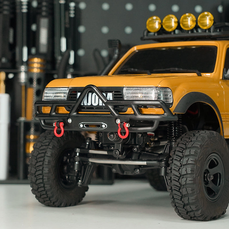 INJORA CNC Aluminum Front Rear Bumper for 1/18 FMS FCX18 LC80