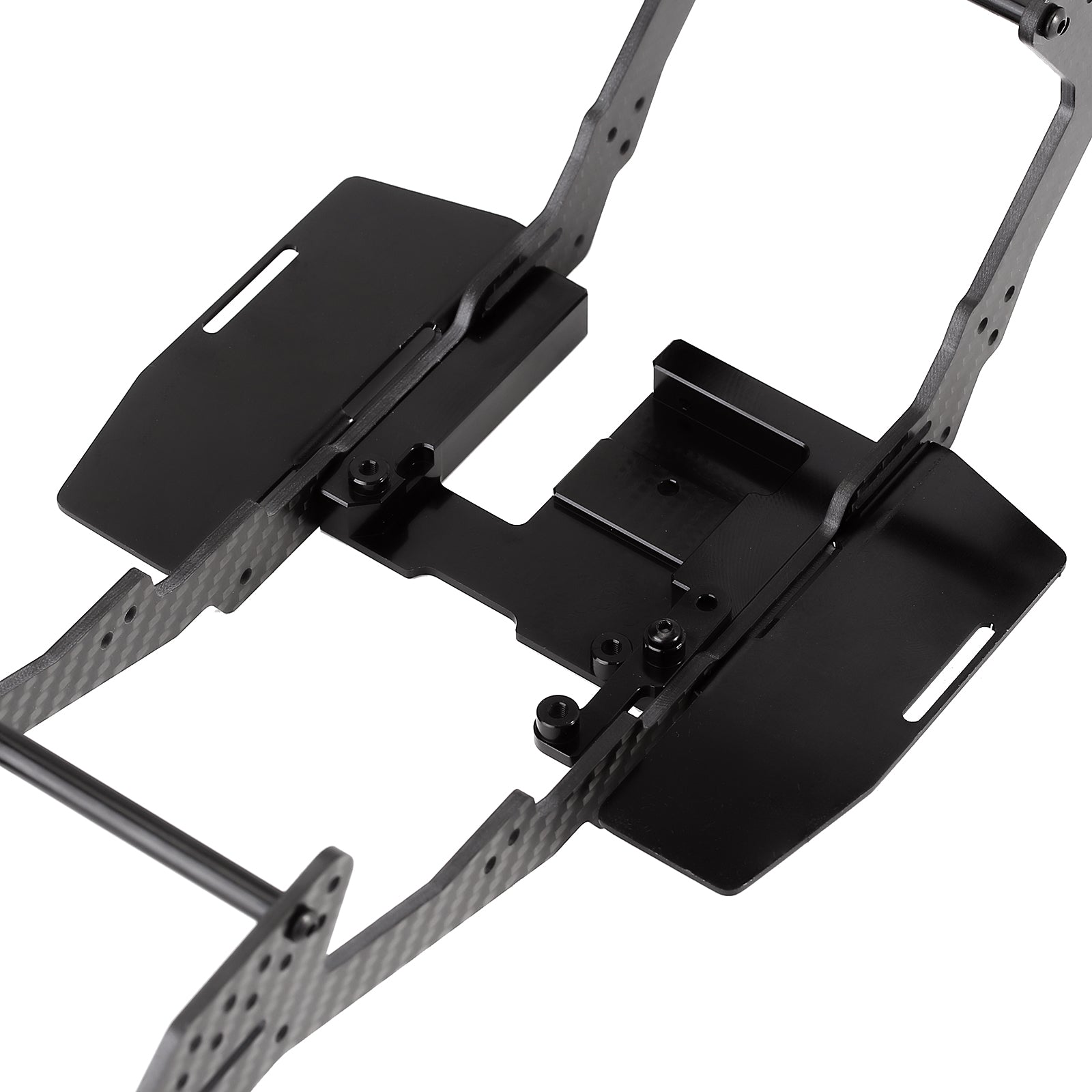 INJORA 313/324mm Wheelbase LCG Carbon Fiber Chassis Kit Frame Girder f