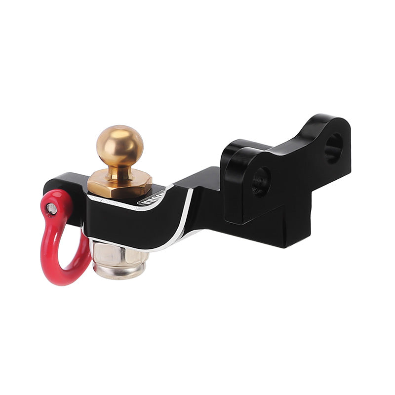 INJORA Aluminum Trailer Tow Hitch with Brass Ball for 1/18 TRX4M