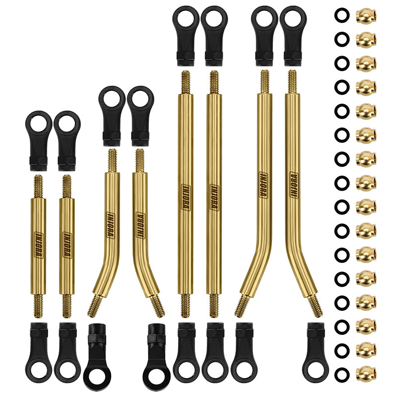 INJORA 8PCS Brass High Clearance Links Set for 1/18 TRX4M High Trail K