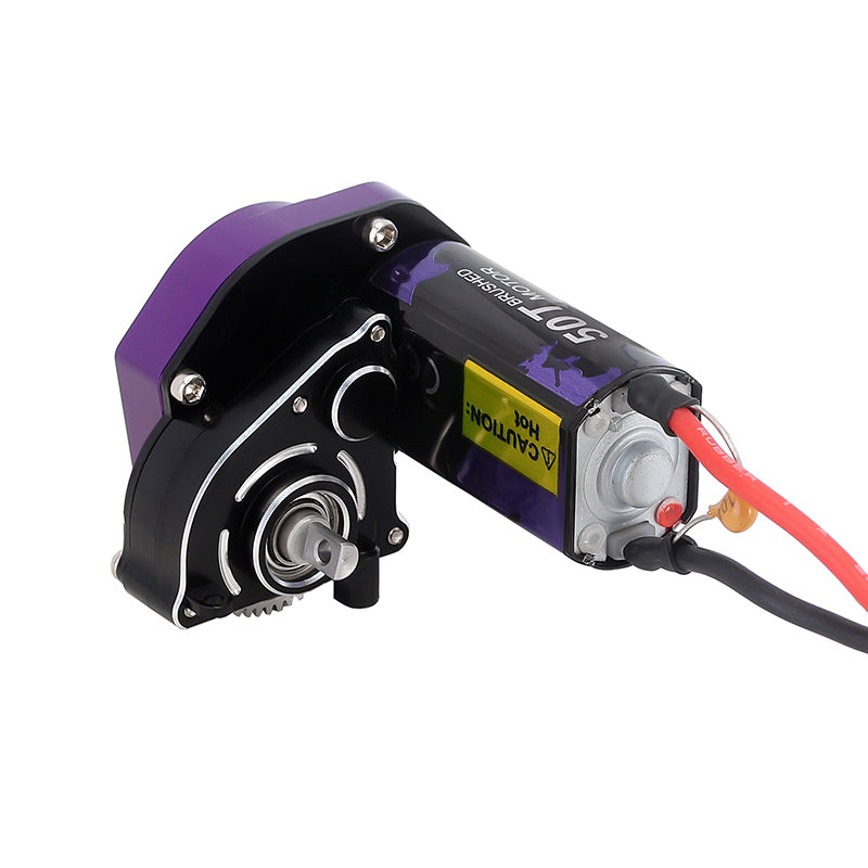 INJORA Complete Transmission with 050 Brushed Motor for 1/24 SCX24 AX2