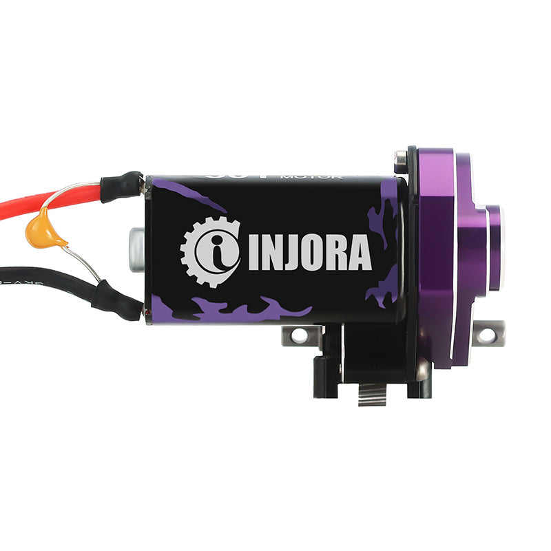 INJORA Complete Transmission with 050 Brushed Motor for 1/24 SCX24 AX2