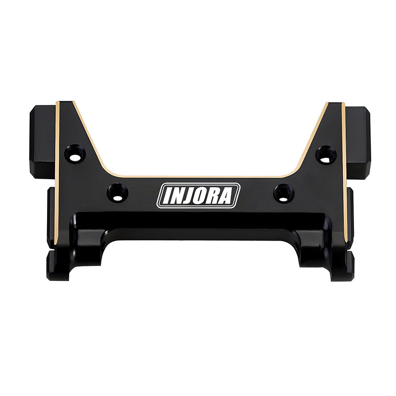 INJORA Black Brass Front Bumper Mount for 1/18 TRX4M Defender Bronco