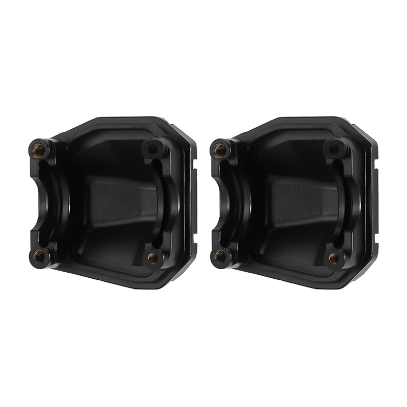 INJORA 2pcs 38g Black Brass Diff Covers for 1/10 SCX10 PRO & SCX10 III