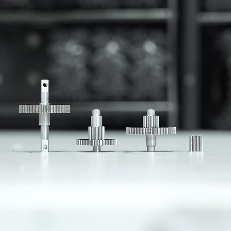 INJORA Overdrive Underdrive Stainless Steel Transmission Gear Set for