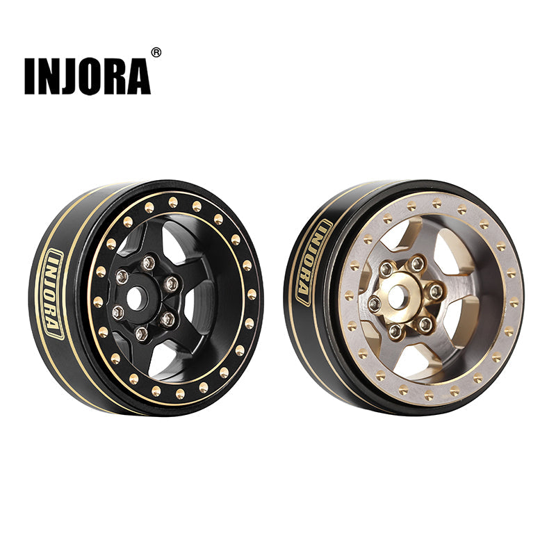 INJORA 1.0 Plus Brass -3.75mm Offset Wheels for Micro Crawlers (W1102)
