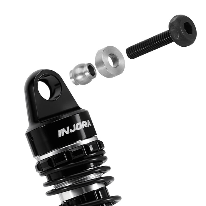 INJORA 45mm Oil Shocks with Progressive Rate Springs for 1/12 Losi Nas