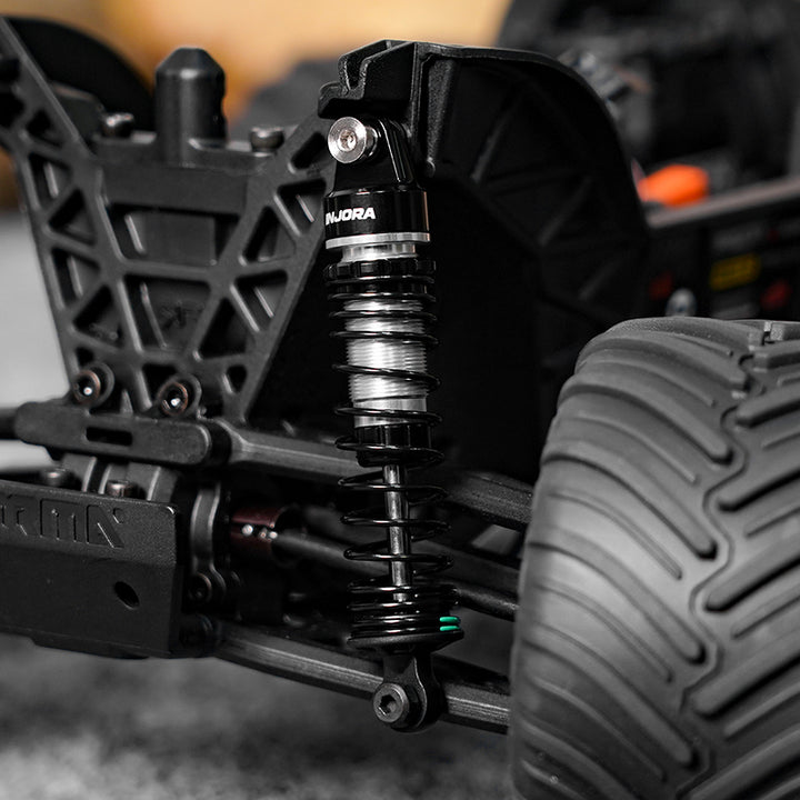 INJORA 71mm Aluminum Oil Shocks for 1/16 Arrma Gorgon Grom & Quake Gro