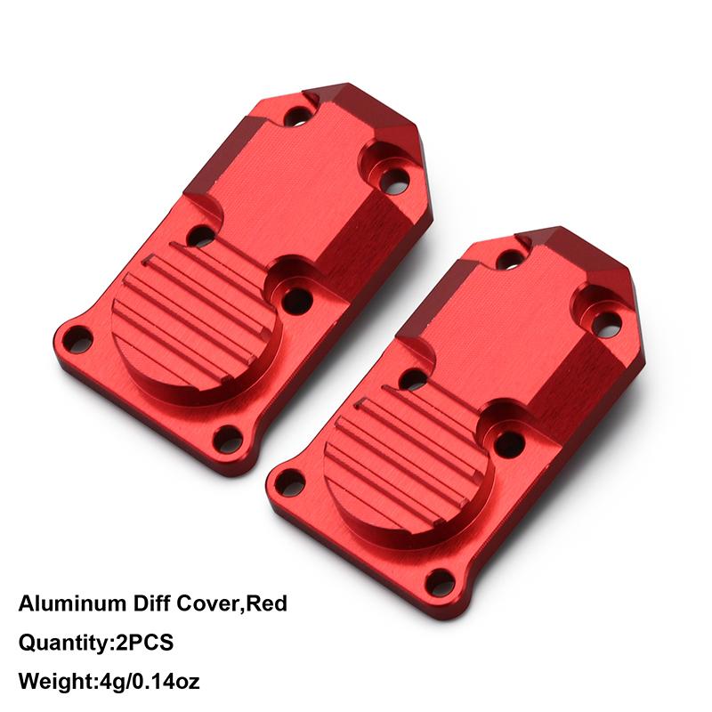 INJORA Aluminum/Brass Diff Cover for Axial SCX24 AX24