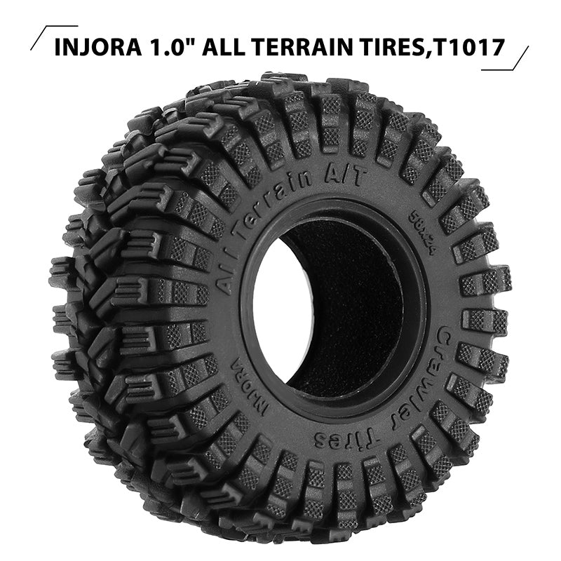 INJORA King Trekker 1.0" A/T Tires (4) (58*24mm)