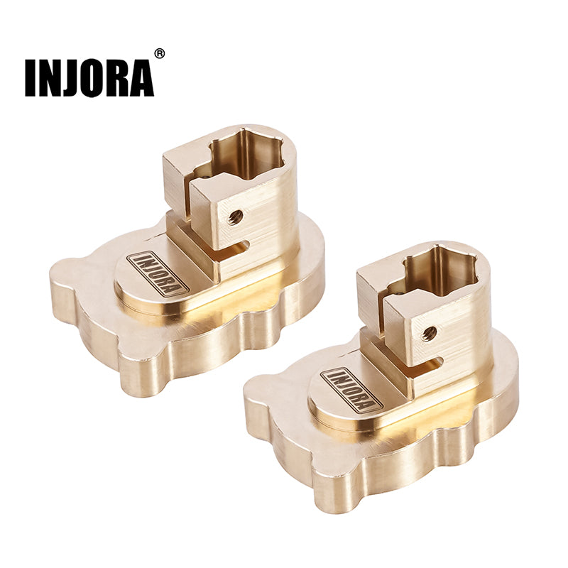 INJORA Brass Rear Portal Inner Housings for FMS FCX24 FCX18 (FCX24-08)