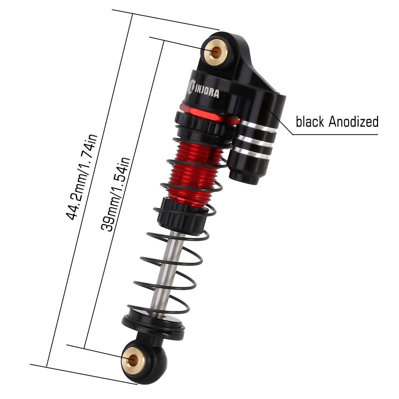 Aluminum RC Upgrades 39mm Aluminum Shock Absorbers For SCX24 RC Crawler ...