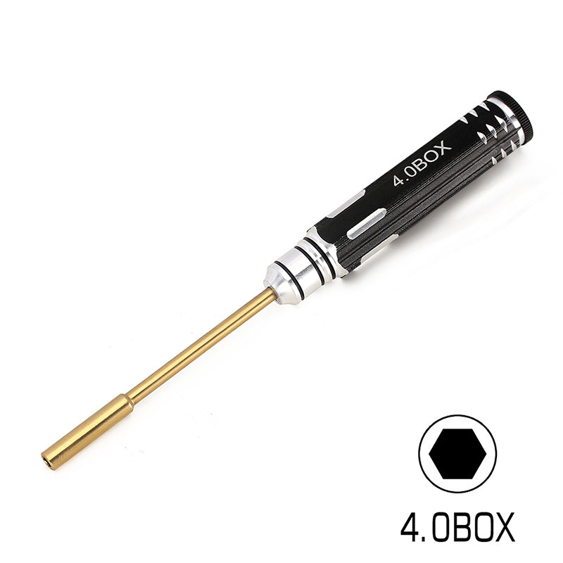 INJORA 4.0mm Hex Nut Driver Thin Walled Hexagon Wrench Socket RC Tool