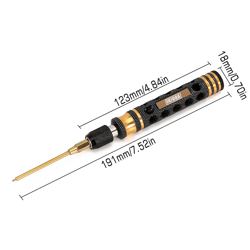 INJORA 8-in-1 Hex, Phillips Screwdriver, Nut Drivers Quick Change Tool