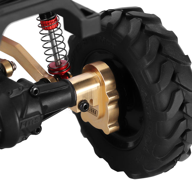 INJORA Brass Rear Portal Inner Housings for For 1/24 FMS FCX24 (FCX24-