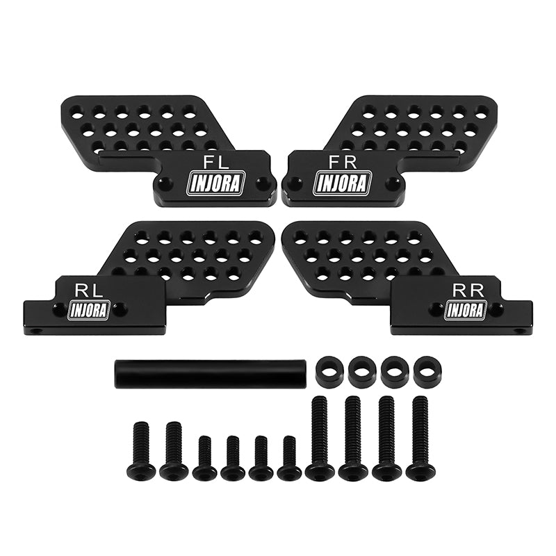 INJORA Aluminum Shock Mounts Towers for 1/18 TRX4M Defender (4M-35)