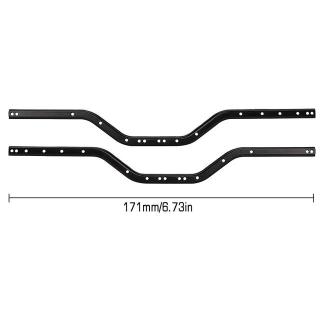 INJORA 1 Pair Metal Girders, Chassis Frame Rails for Axial SCX24