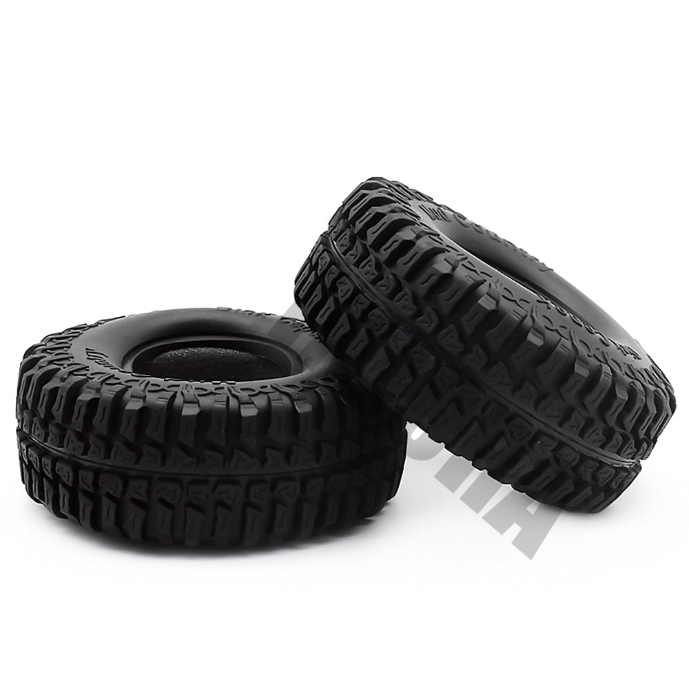 INJORA 4PCS 1.9" 100*39mm Rubber Tires for 1/10 RC Crawler