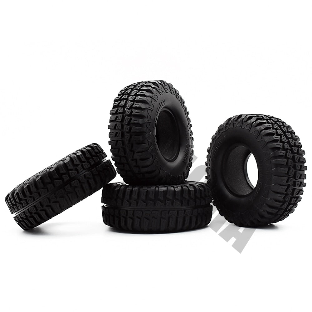 INJORA 4PCS 1.9" 100*39mm Rubber Tires for 1/10 RC Crawler